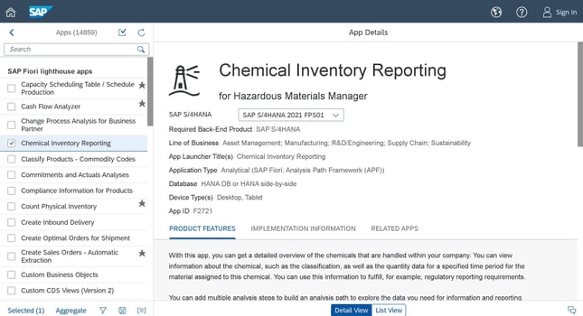 SAP FIORI Library