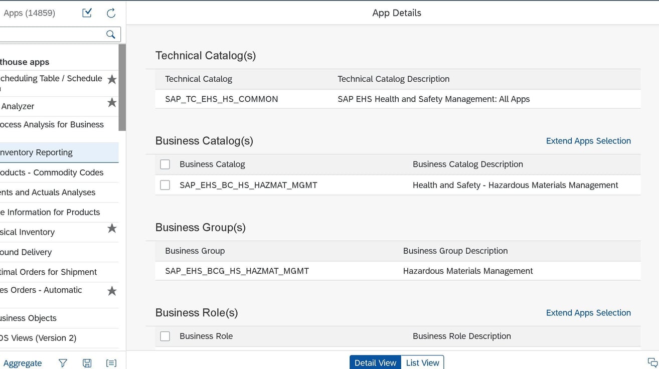 SAP FIORI Library