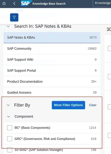 Come cercare note SAP?