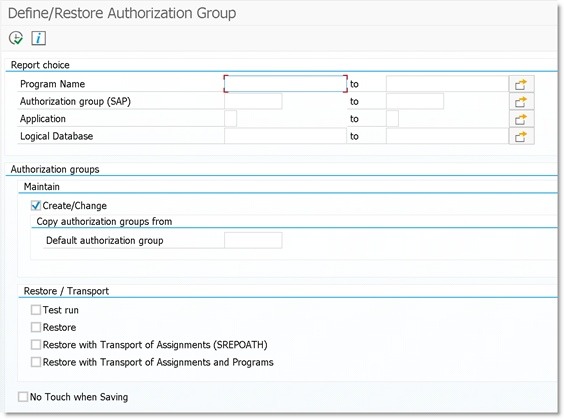 Transazioni ruoli SAP (e Security Manager)