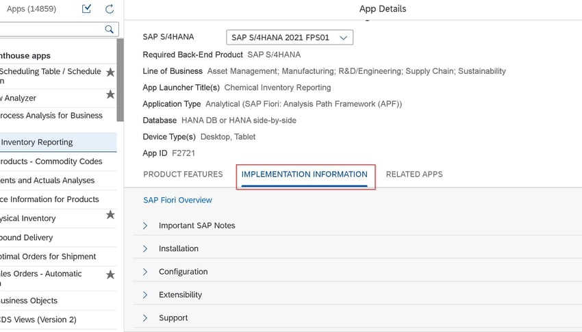 SAP FIORI Library