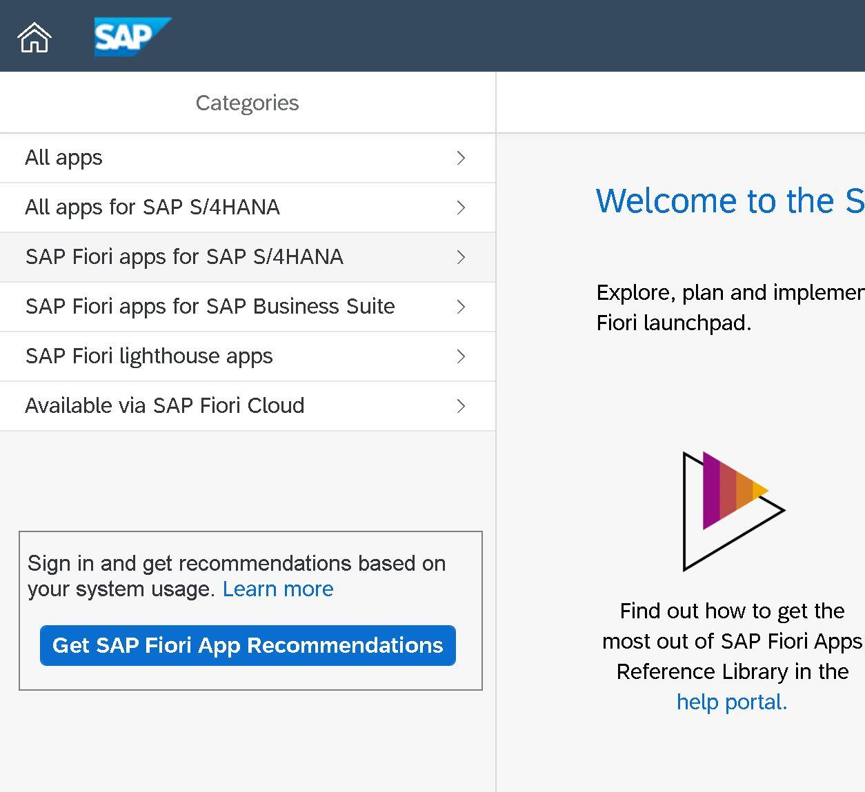SAP FIORI Library
