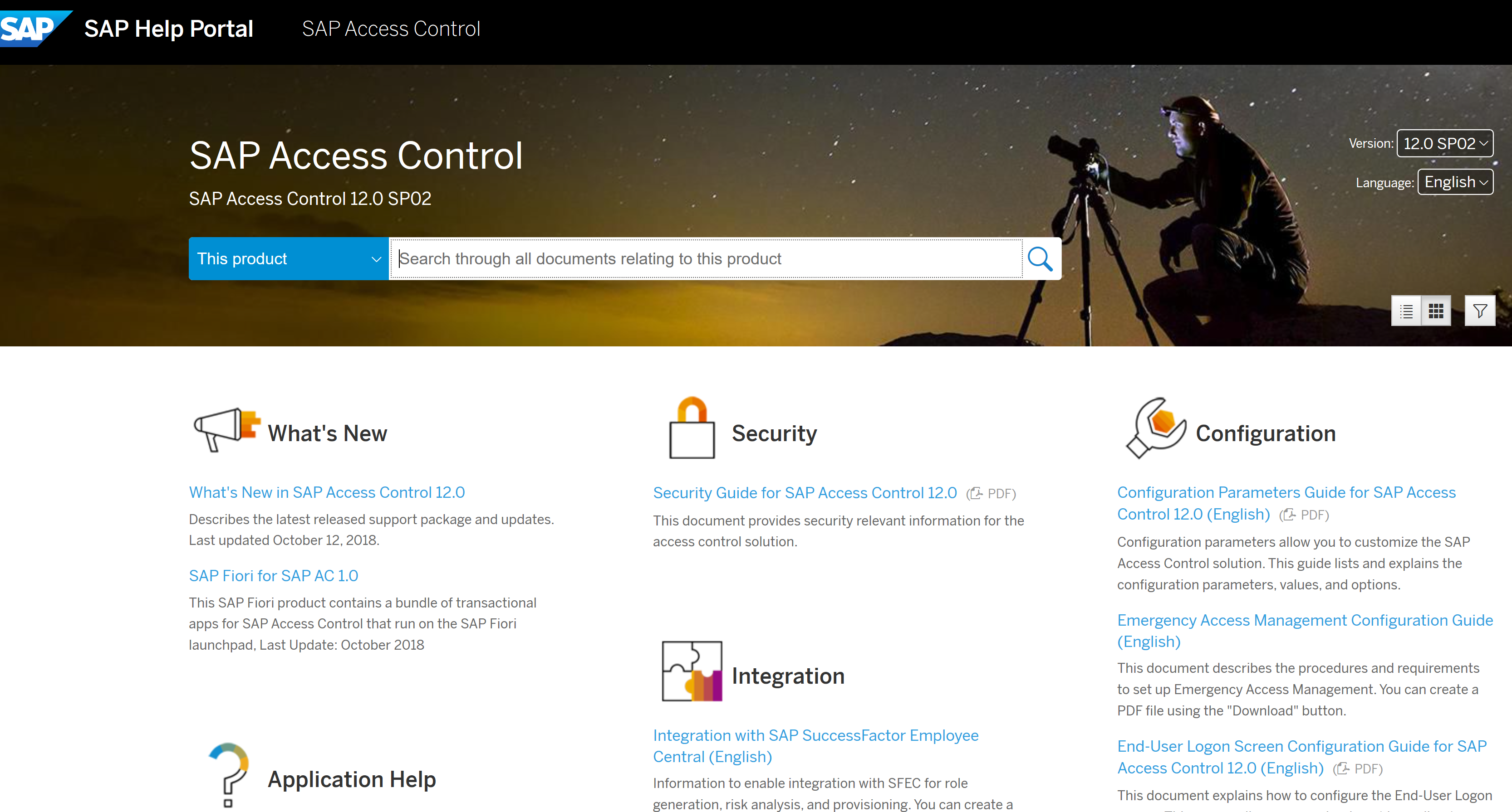 SAP GRC documentation, where and which one?