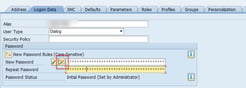 SAP User Management: password, 5 points for reflection