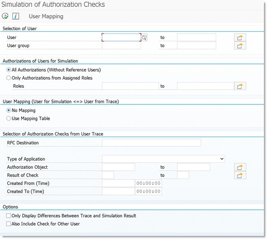 Transazioni ruoli SAP (e Security Manager)