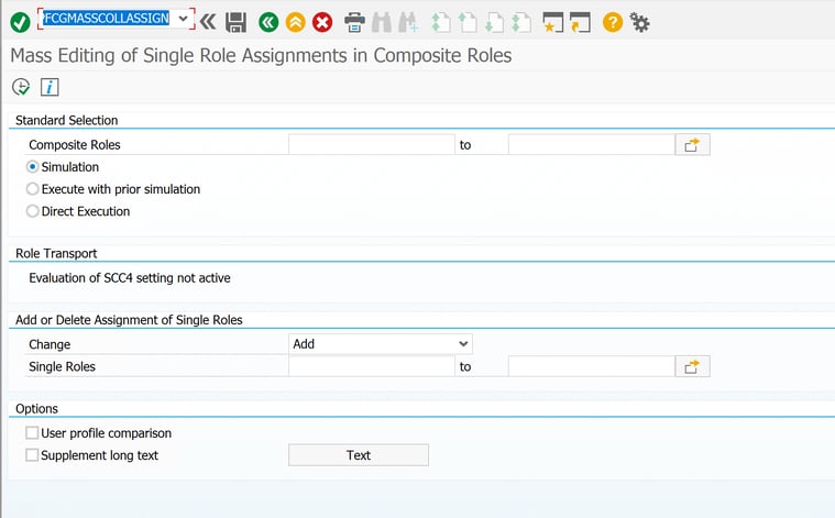 Transactions for SAP Roles (and Security Manager)